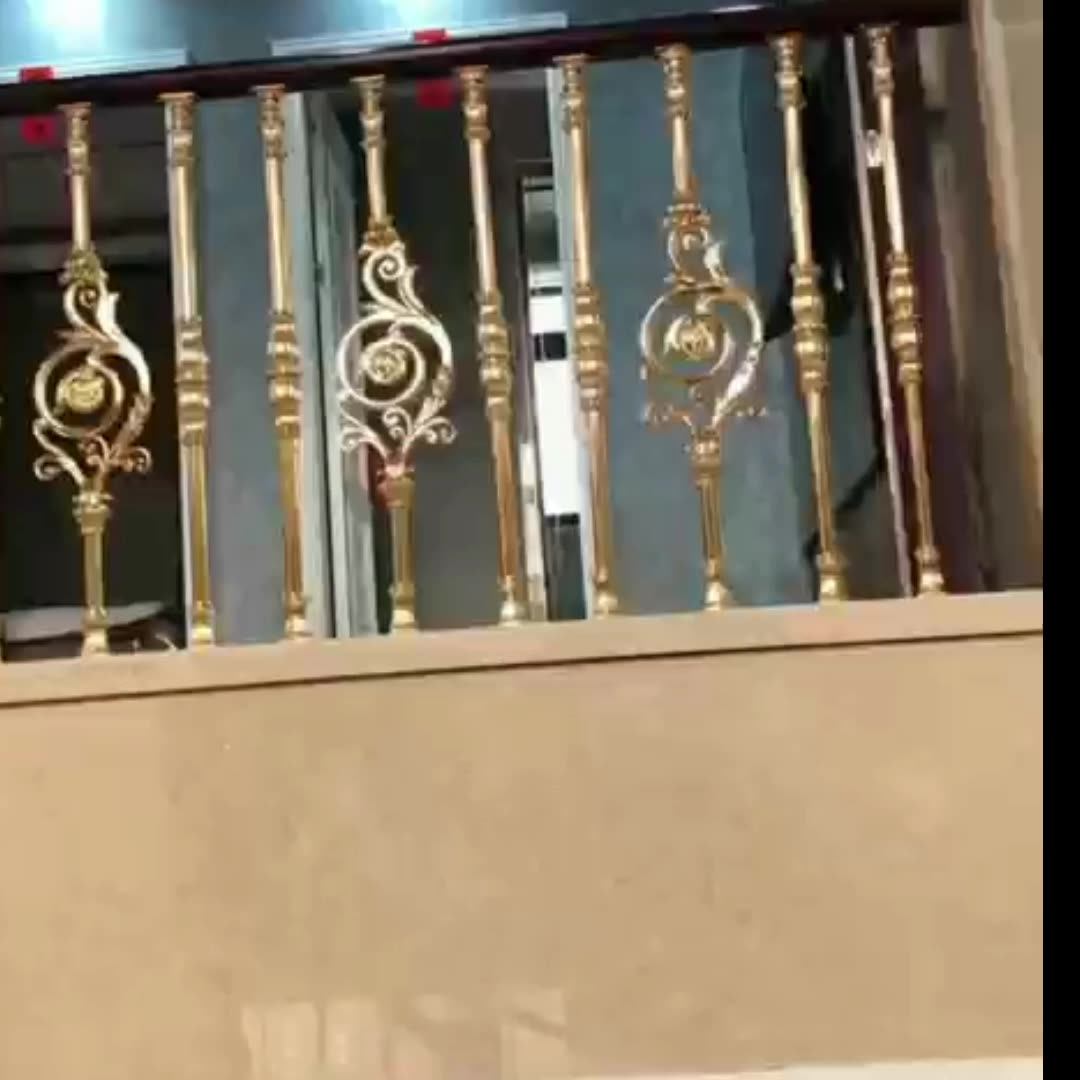 Aluminum Art Stair Handrail Simple Modern Villa Stair Handrail European ...