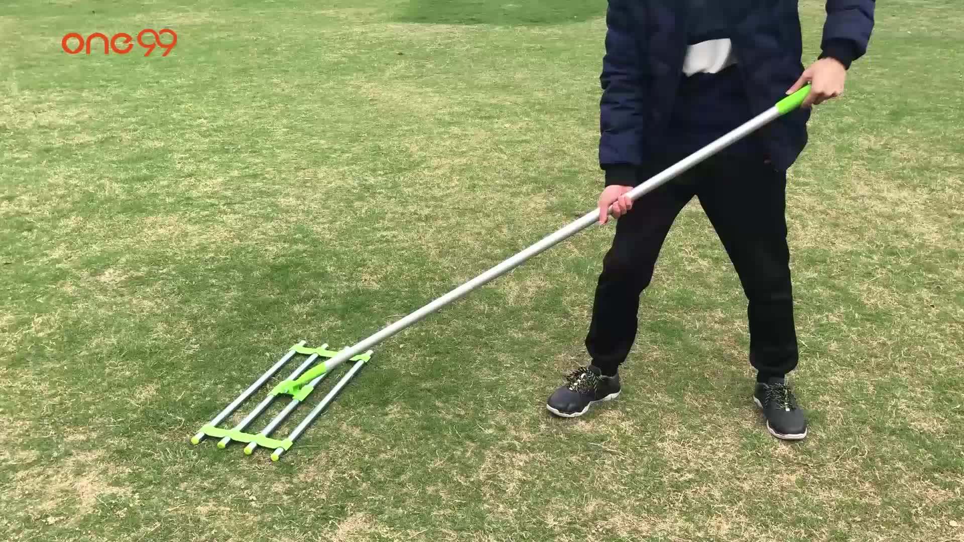 One99 Custom Grass Hand Rakes Garden Top Soil Spreader Tool Aluminum ...