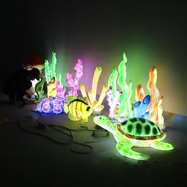 Artificial Seafood Restaurant Decoration Life Size Marine Life Statue ...