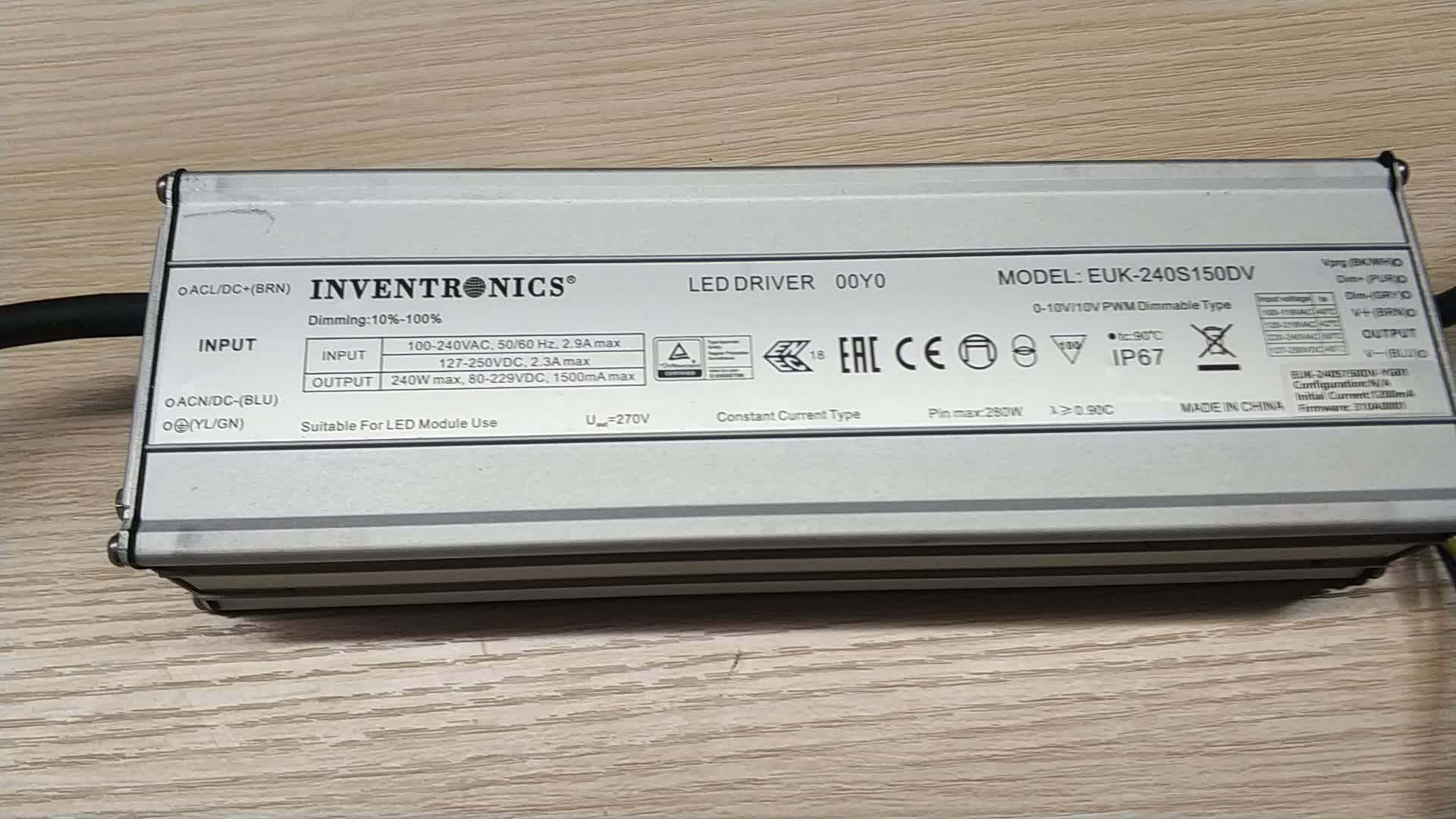 Inventronics 300 Watt 320w 24v 48v 100v 200v 300v 5amp 6a 0-10v ...