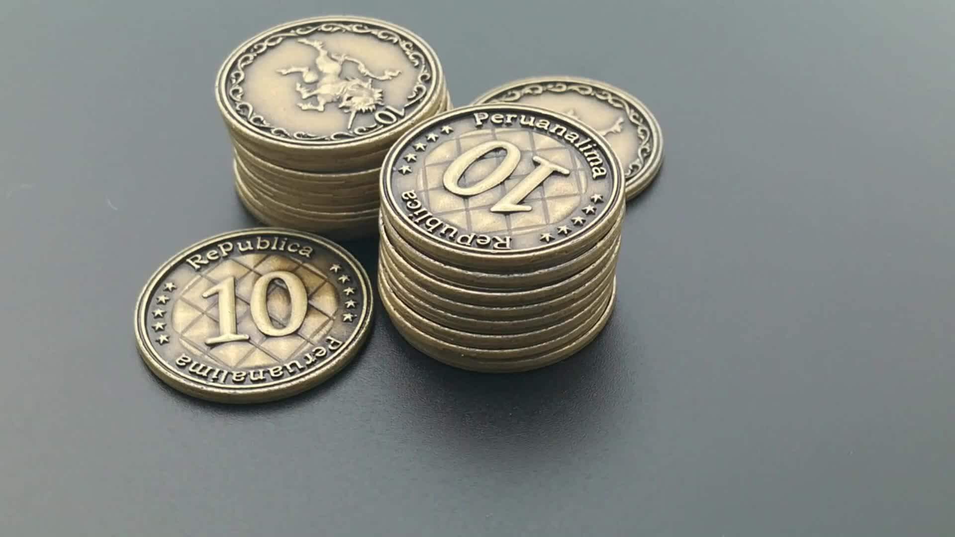 Custom Die Casting Metal Token For Board Game - Buy Coin,Metal Coin,Die ...
