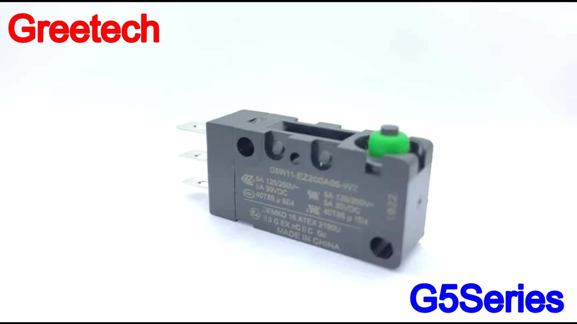 Greetech Sakelar Mikro Tahan Air,Sakelar Mikro Aksi 10a 125/250vac ...