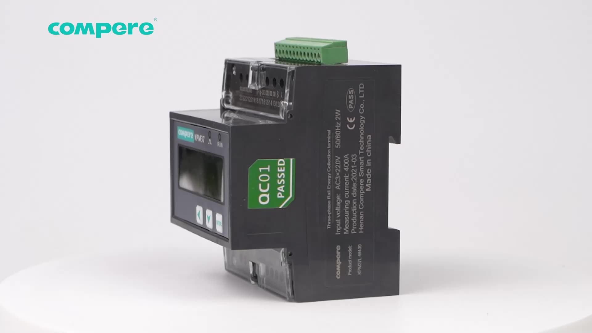 Wifi Power Analyzer Mqtt Din Rail Digital Smart Ct Meter 3 Phase Energy ...