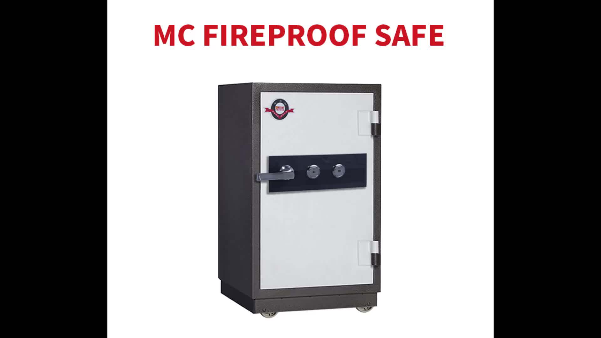 Fireproof Fire Protection Metal Strong Bank Vault Universal Safe Box ...
