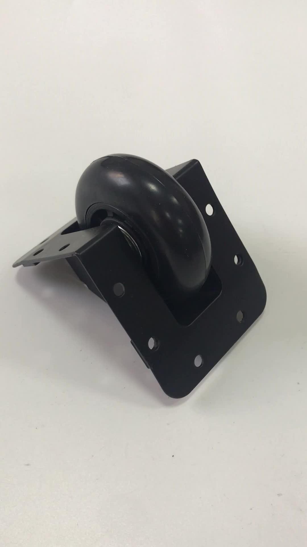 2.5'' Edge Mount Black Rolling Case Wheel Corner Casters - Buy Edge ...