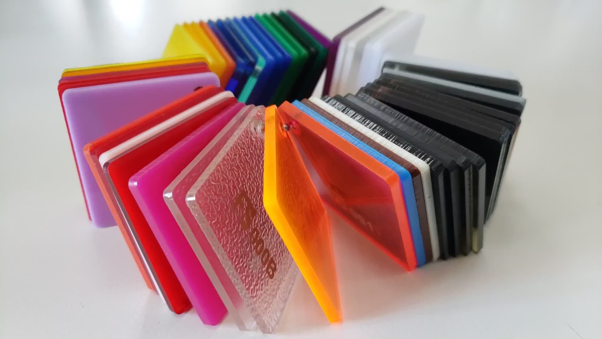 Lámina Acrílica De Colores Transparentes,Tintado Con Cubierta De ...