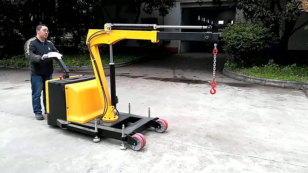 Fully Automatic Electric Walking Small Hydraulic Crane For Moving And ...