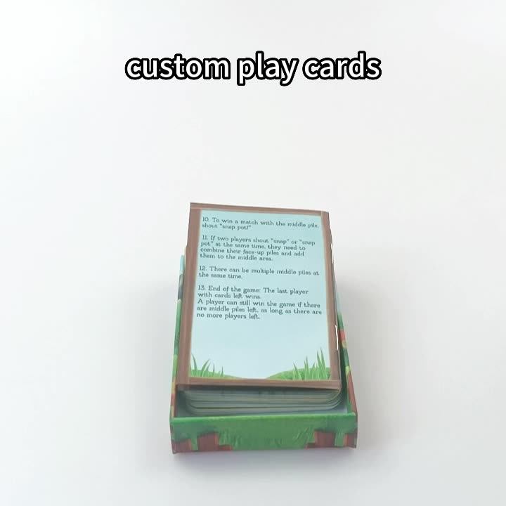 Children Educational Kids Playing Cognitive Cards Bicycle Custom Paper ...