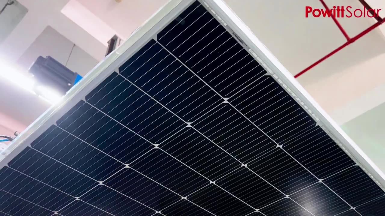 Customized Solution Bifacial Monocrystalline Solar Cells Mbb Pv 550w ...