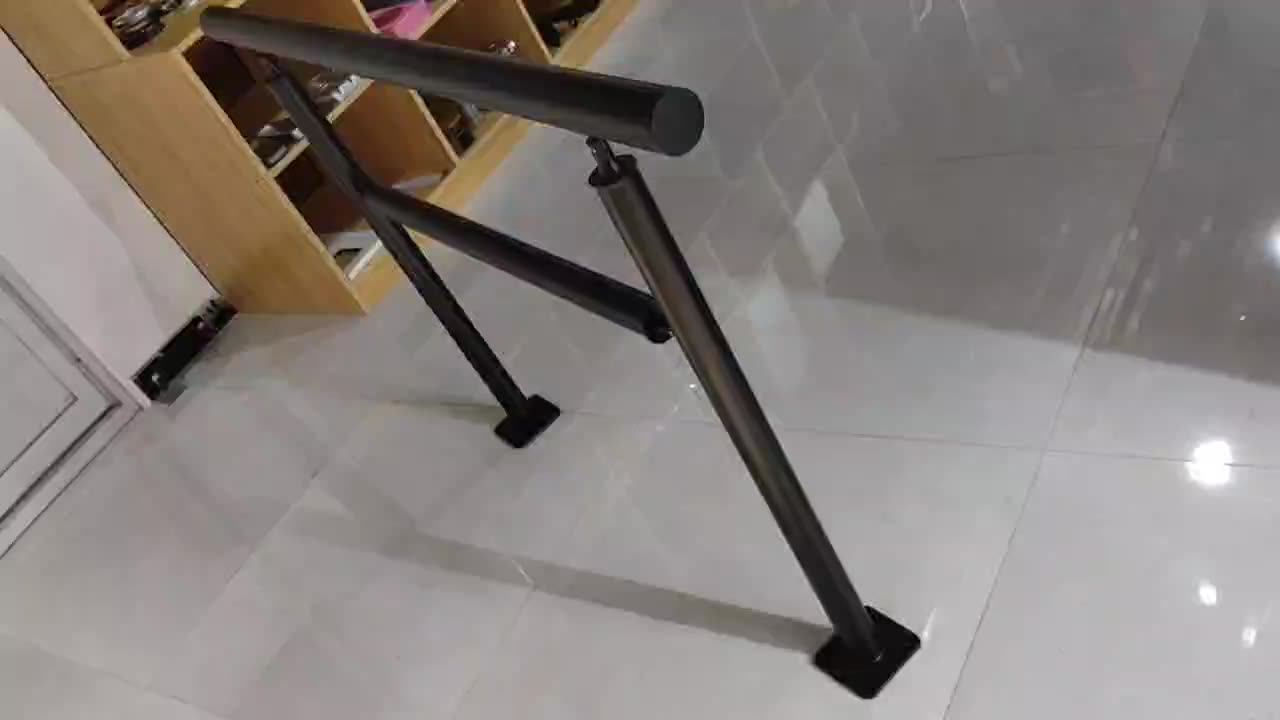 3 Steps Square Tube Handrail Stair Rail With Installation Kit - Buy ...