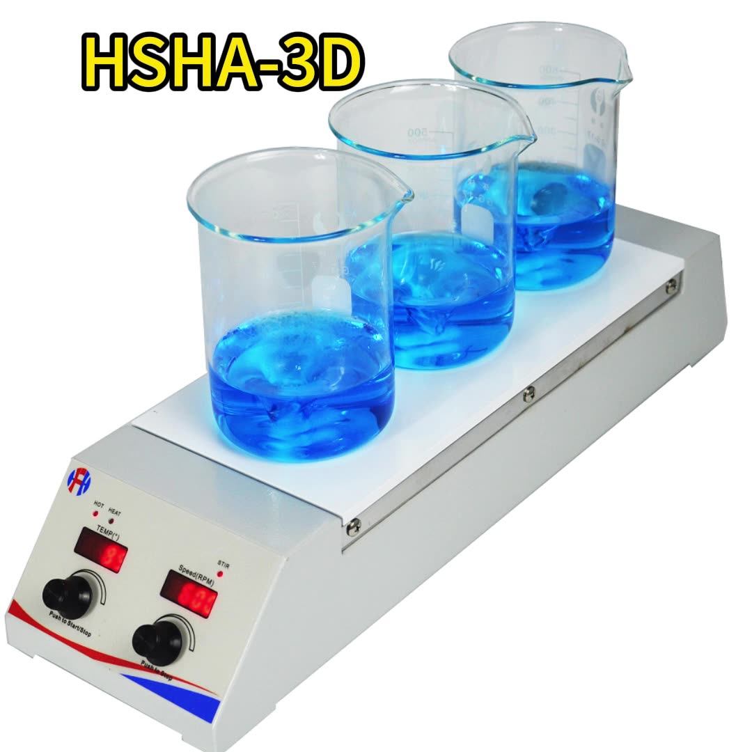 3 Position Multi-position Magnetic Stirrer Hotplate Hsha-3d Plate ...