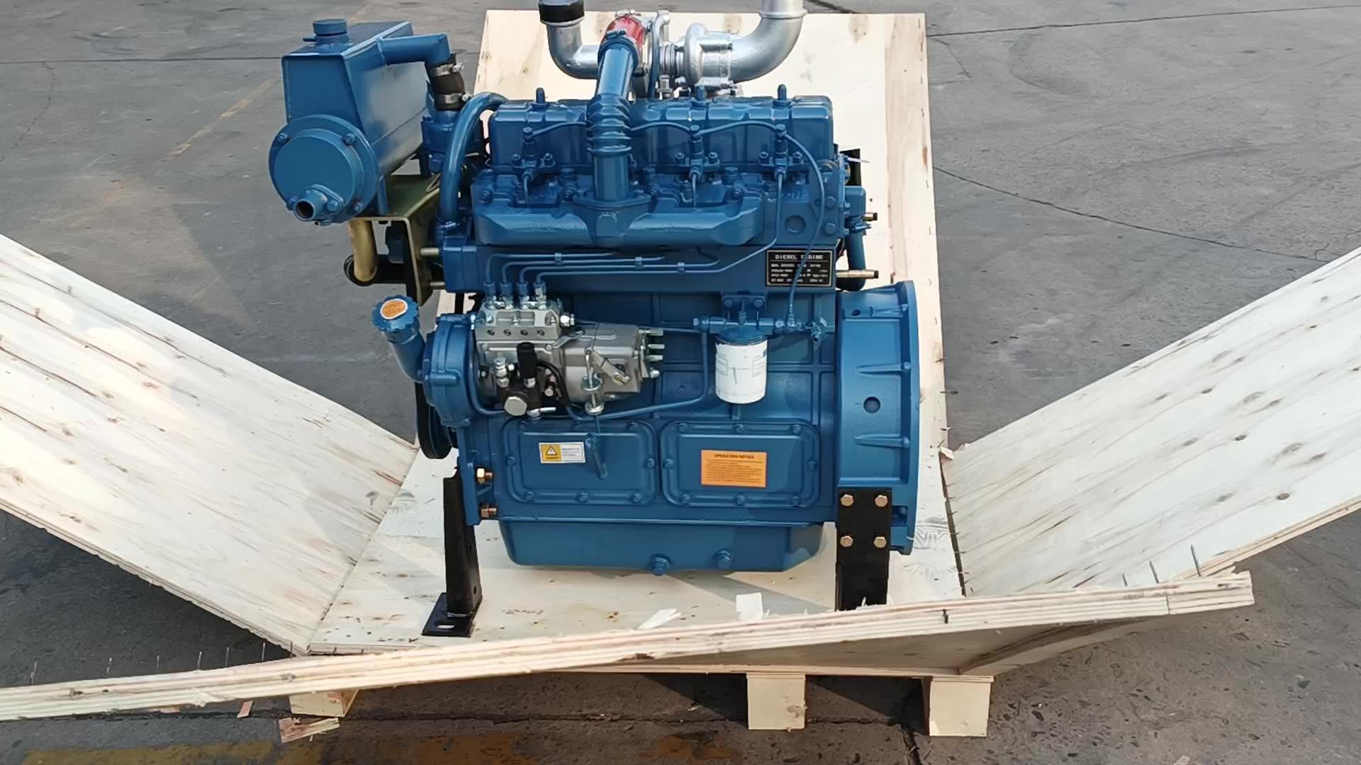 Genuine Ricardo Zh4100zc Marine Diesel Engine Turbocharged Water Cooled ...