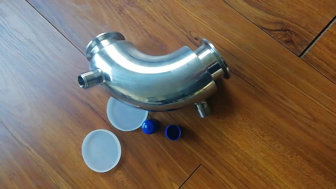 2" Stainless Steel Jacketed Clamped Tube Heating Jacketed 90 Deg Elbow ...