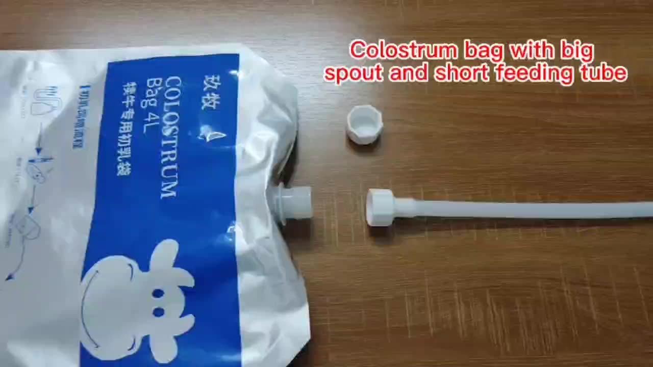 Custom Printed 4l Calf Colostrum Bag / Calves Colostrum Storage Bag ...