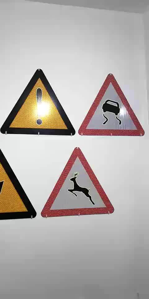 Factory Price Custom Fluorescent And Reflective Safety Warning Signs ...