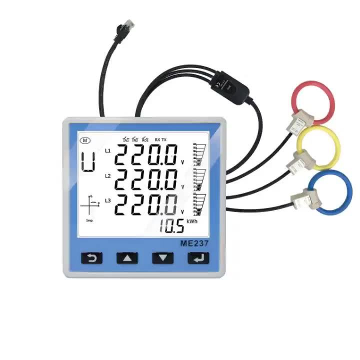Meatrol Me238 Three-phase Multi Functional Smart Electric Energy Power ...