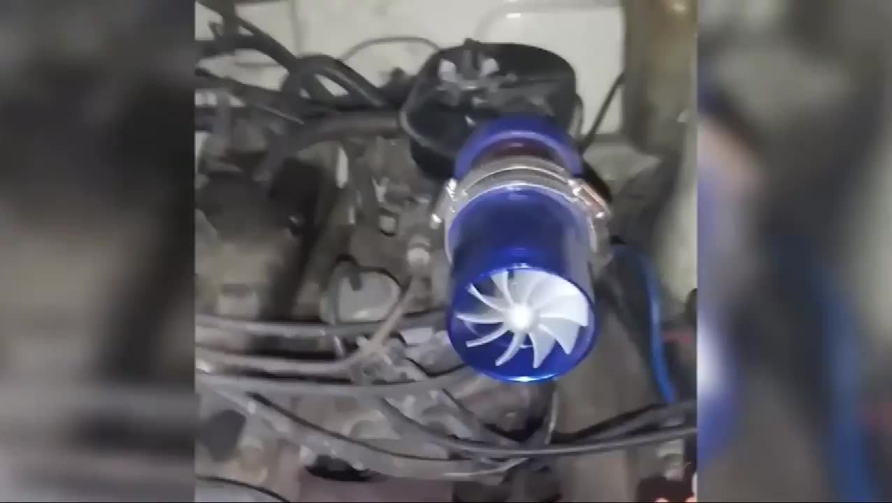 Universal Supercharger Dual Double Turbonator Vent Cold Super Charger ...