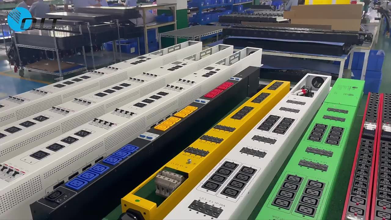 Data Center Server Rack Cabinet Pdu 16a 32a Intelligent Ip Pdu 24 Ways ...