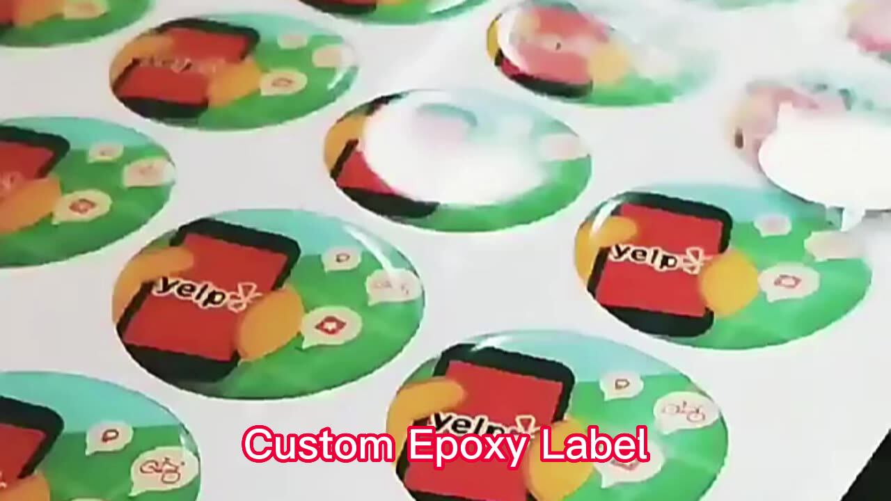 Custom Epoxy Logo Gel Adhesive Dome Clear 3d Drop Printing Sticker,Uv ...