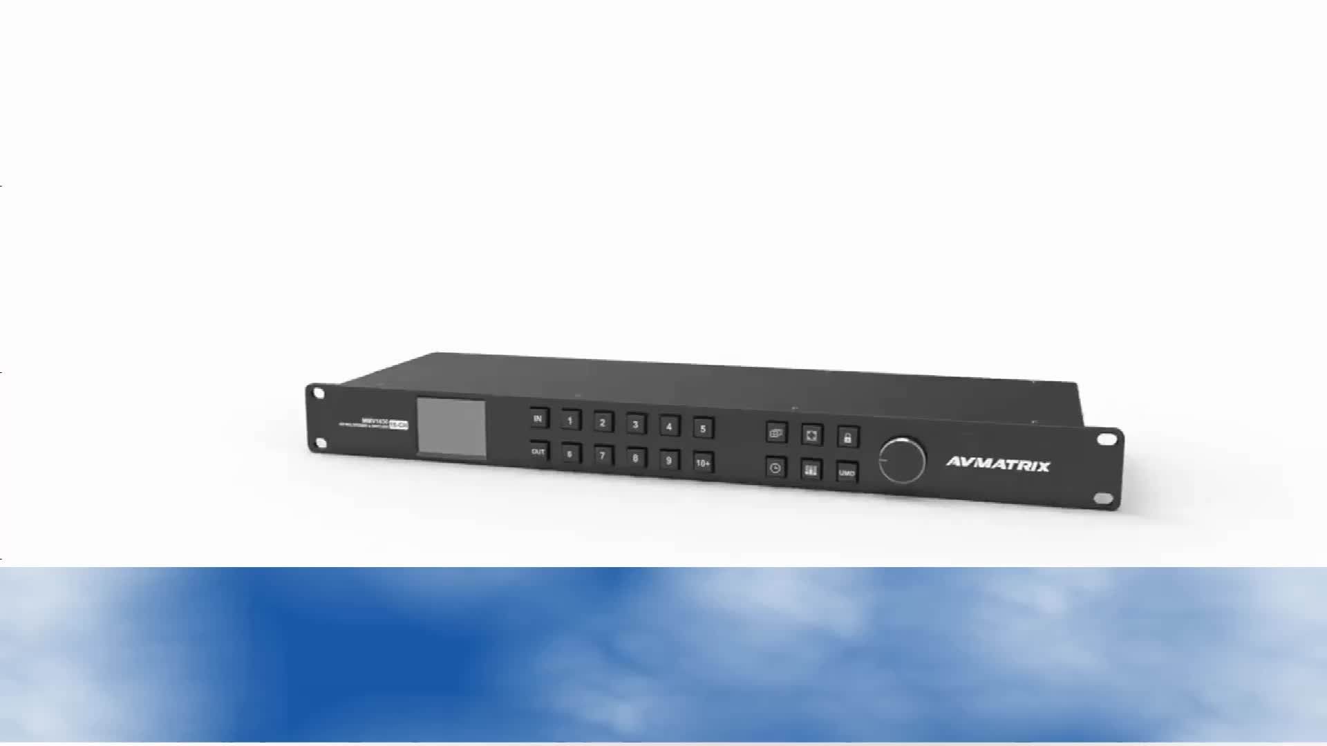 Avmatrix Mmv1630 19 Inch Rack Mount Sd Hd 3g-sdi Video Matrix Switcher ...