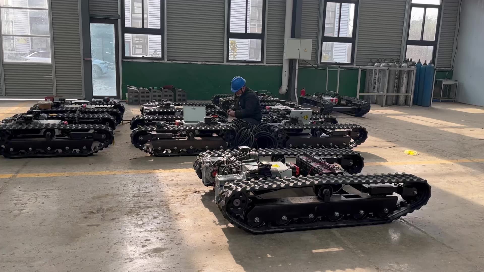 Mini Crawler Rubber Track Undercarriage Chassis Small Rubber Track ...