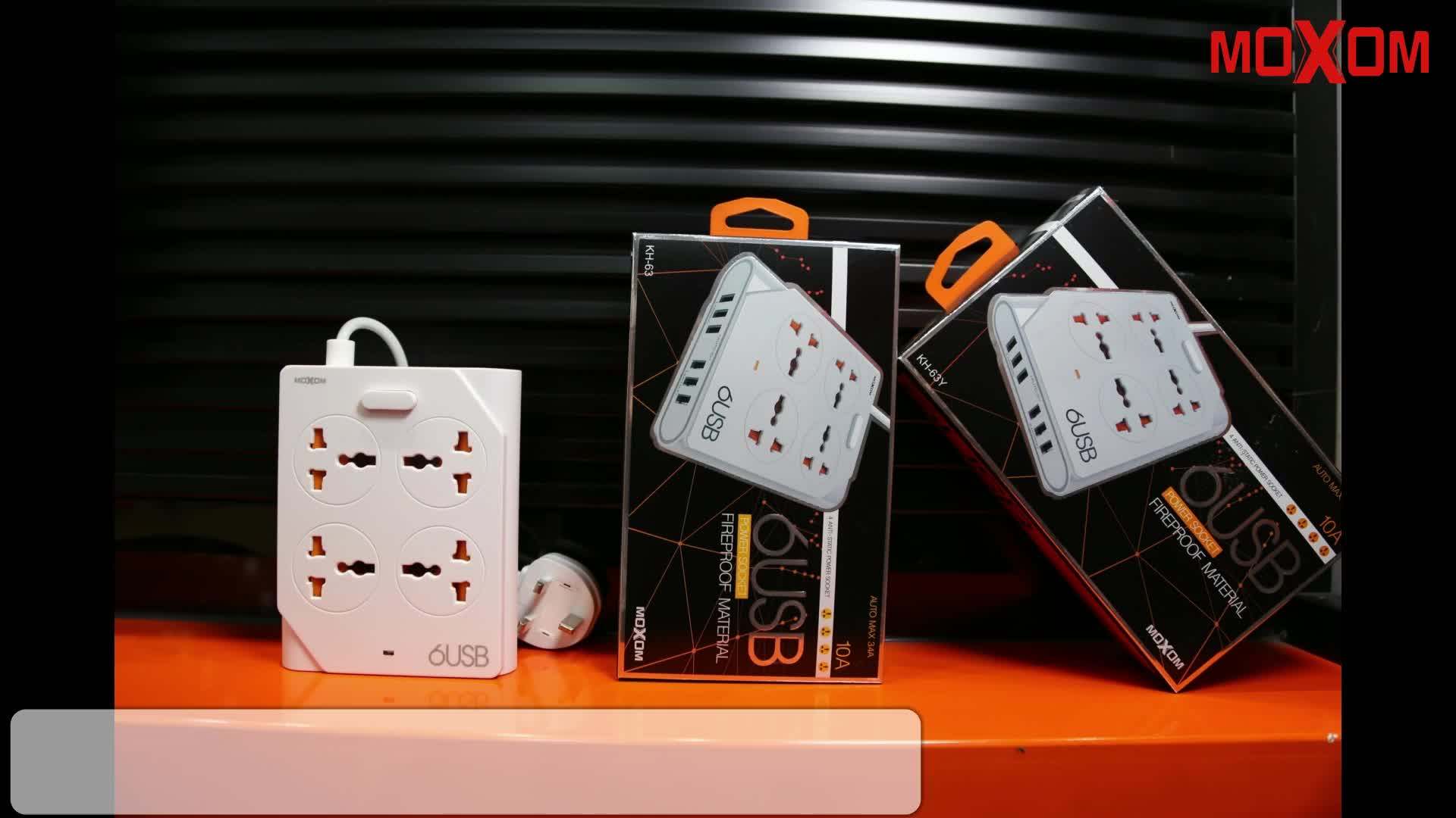 Moxom Multifunction Usb Extension Wire Socket With 6usb Ports For ...