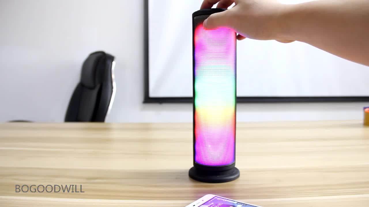 New Bass Sound Magic Column Portable Music Player Led Light Wireless ...
