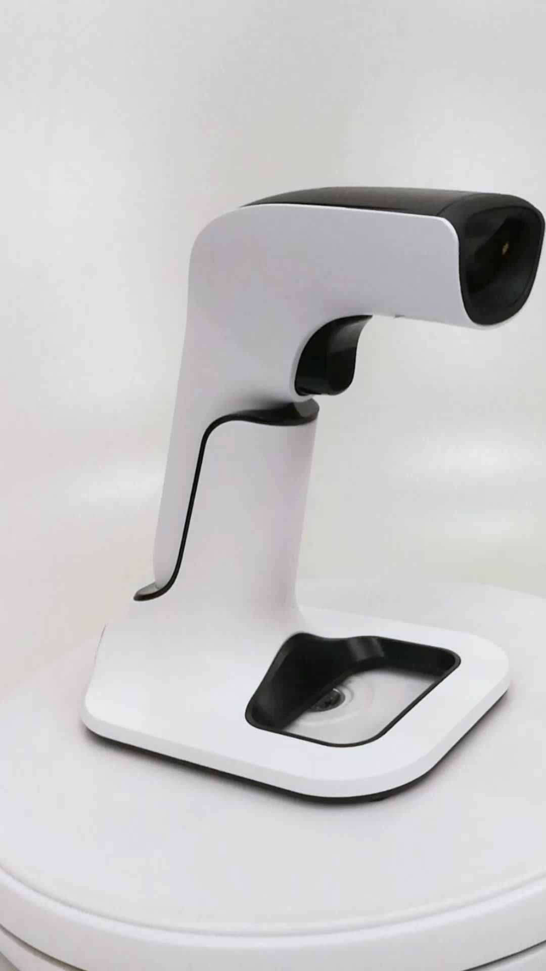 1d 2d Image Scanning Handheld Barcode Scanner Red Light Wireless ...