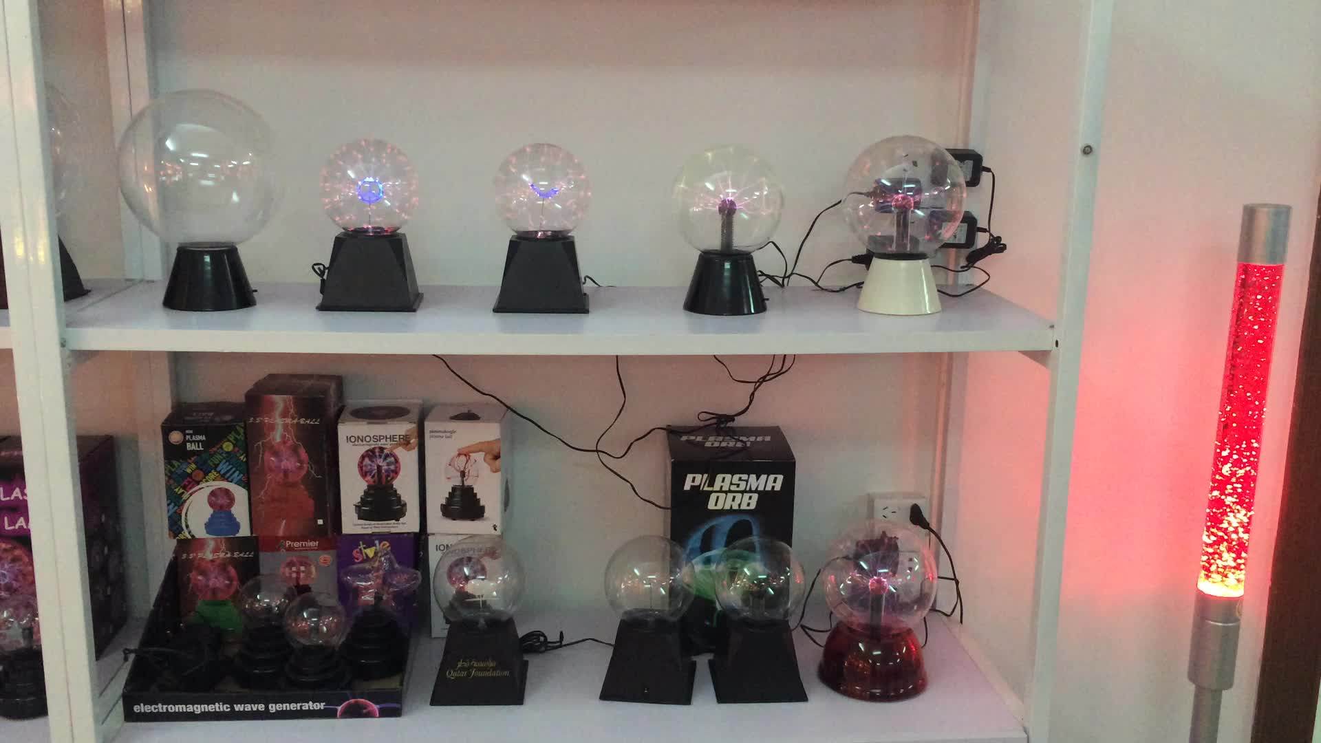 Plasma Ball Lamp Large Electric Globe Static Light W Touch,Sound ...