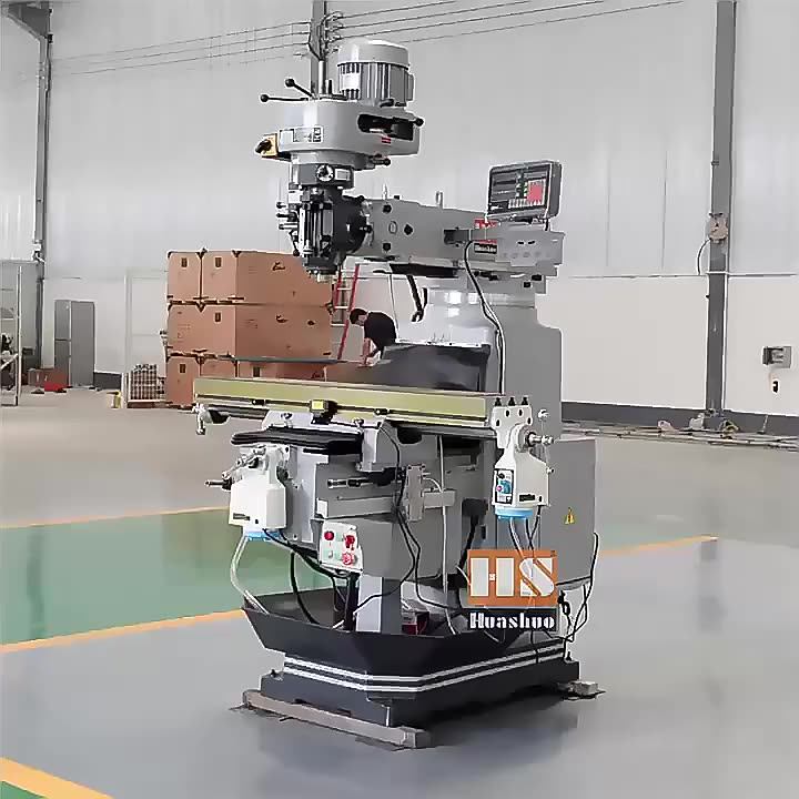 China Exports X6325 Turret Milling Machine R8 Spindle Taper Vertical ...