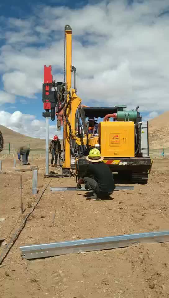 Pile Foundation Drilling Tools Cheap Ground Screw Pile Driver Solar ...