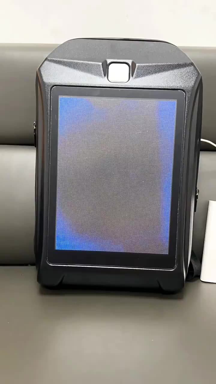21.5 Inch Advisement Player Mobile Outdoor Backpack Lcd Screen Battery ...