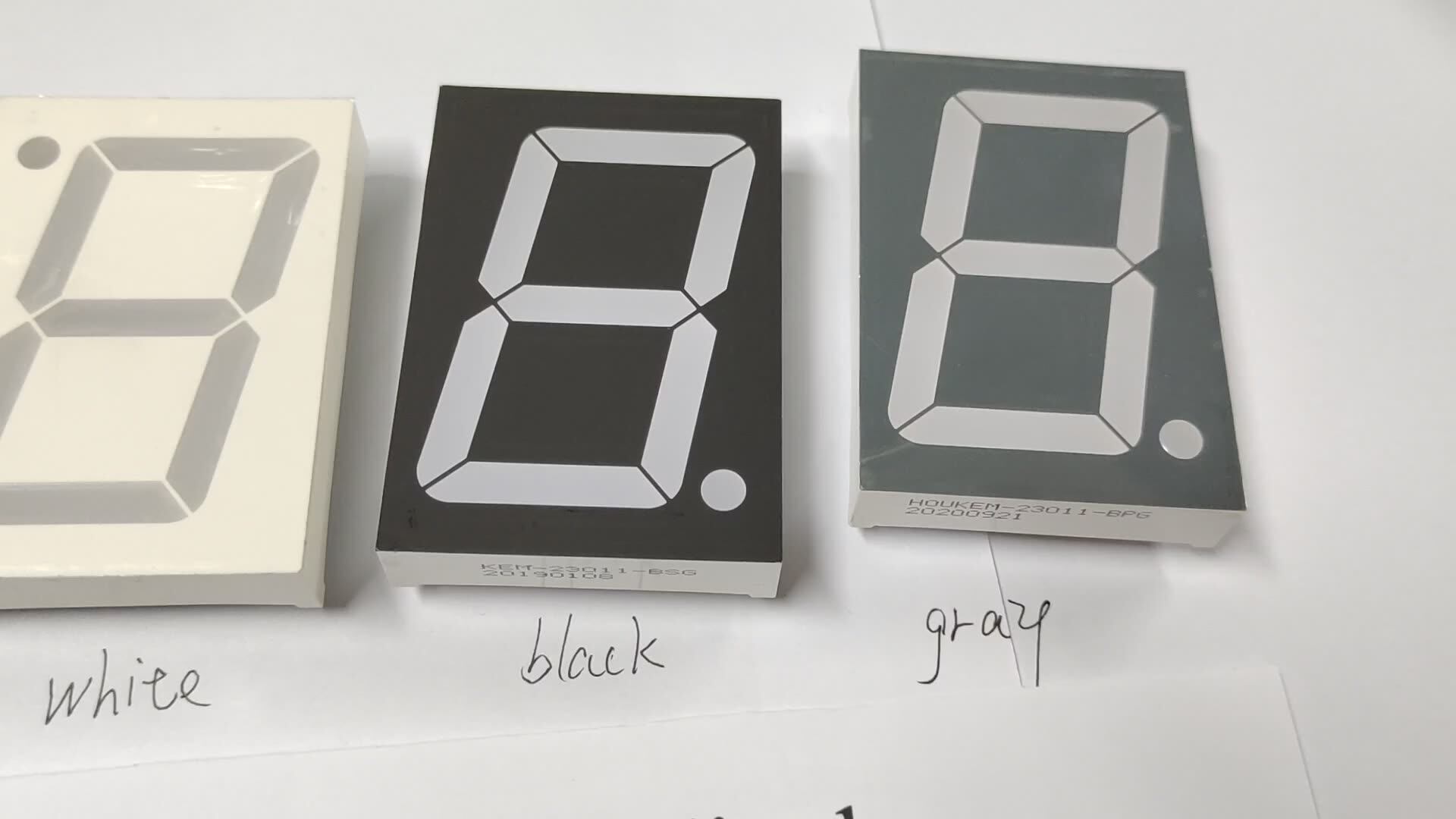 Bi-color 7 Segment Display 2.3'',2.3 Inch Dual Color 7-segment Led ...