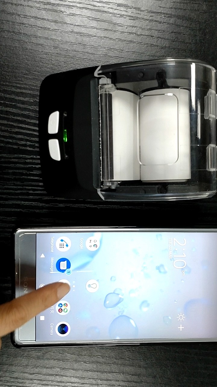 Black And White 4x6 Shipping Label Printer With Large Paper Bin Cc-480 ...