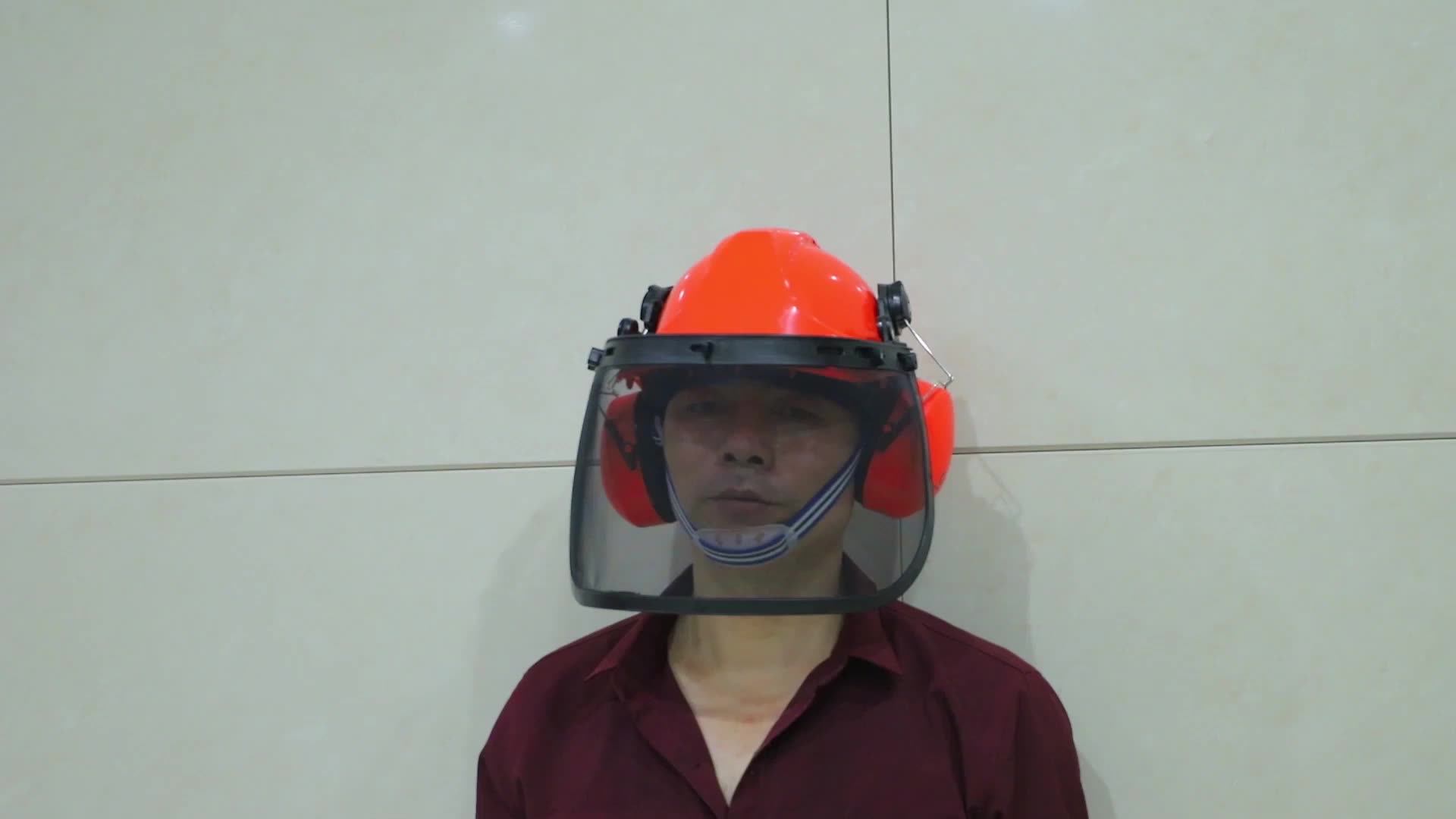 High Quality Safety Helmet Caps With Mesh Visor And Noise Canceling ...