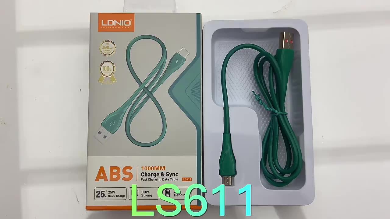 Ldnio Ls611-cables De Carga Rápida Para Teléfono Móvil,Cables De Carga ...