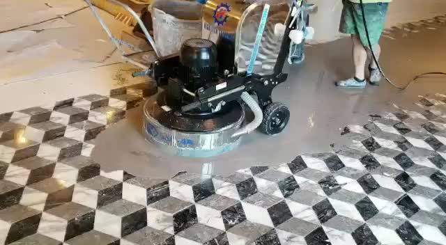 Semi-automatic Terrazzo Floor Polishing Machine Concrete Polisher Floor ...