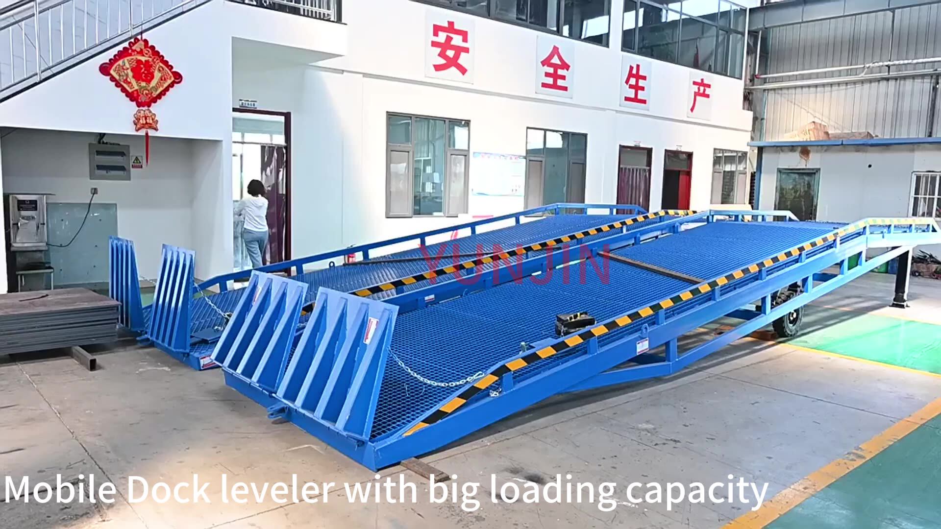 Hydraulic Dock Leveler Loading Ramp Bridge Mobile Ce Movable Side ...