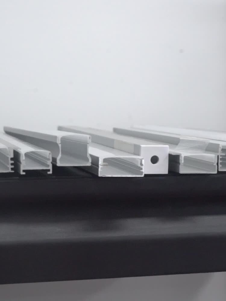 Custom Led Strip Light Aluminium Profile 17*7mm Recessed Led Profile ...