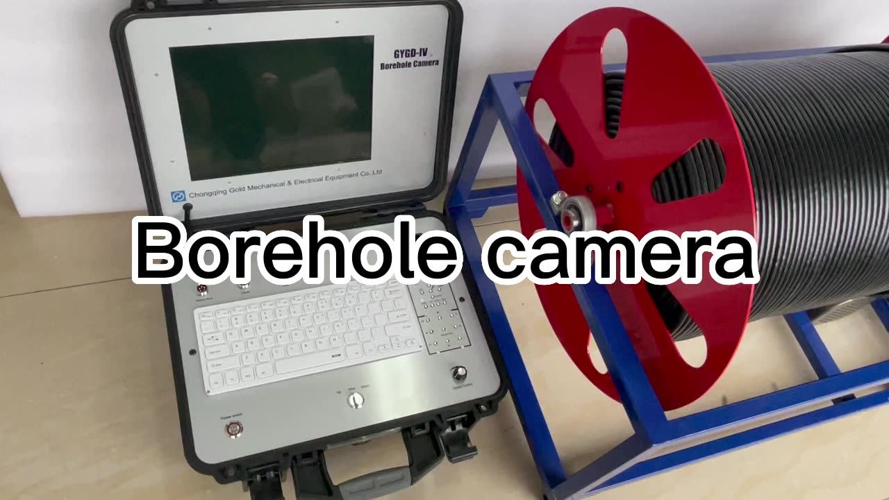 Downhole Water Well Camera Borehole Televiewer Logging Camera 100m ...