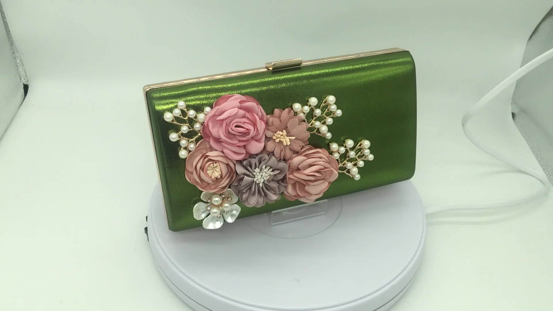 Women Evening Purse Noble Floral Flower Evening Clutches Bag - Buy ...