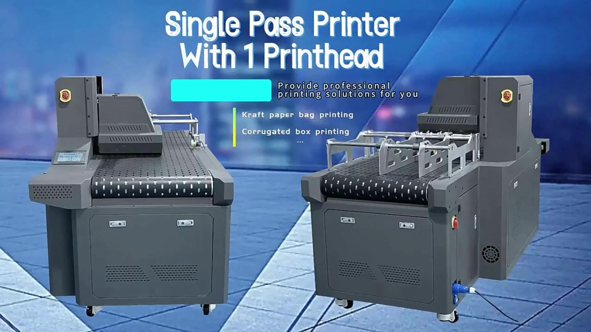 Digital Printer Machine A4 A3 Paper Single Pass Direct To Box Carton ...