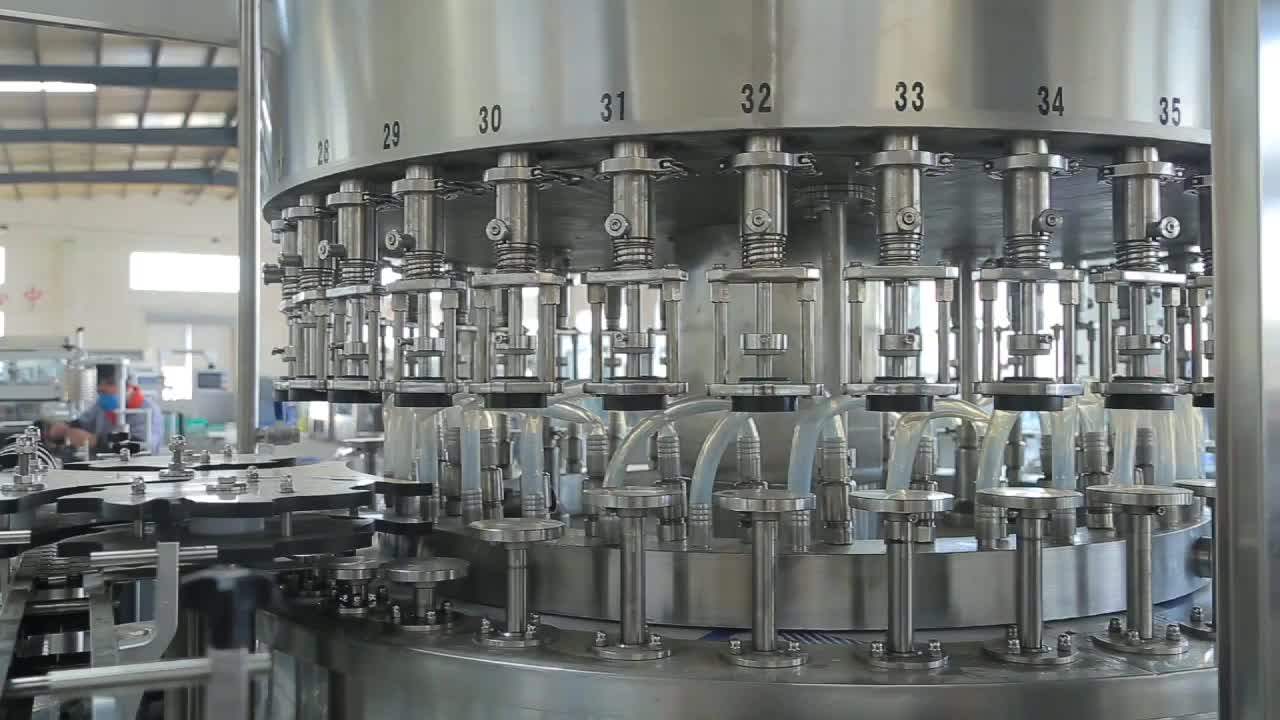 Factory Full Automatic Rotary Liquid Vodka Whisky Bottle Filling ...