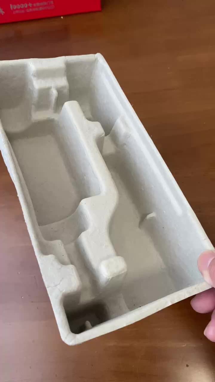 Paper Pulp Molded Gift Box Packaging Paper Biodegradable Customized Egg ...