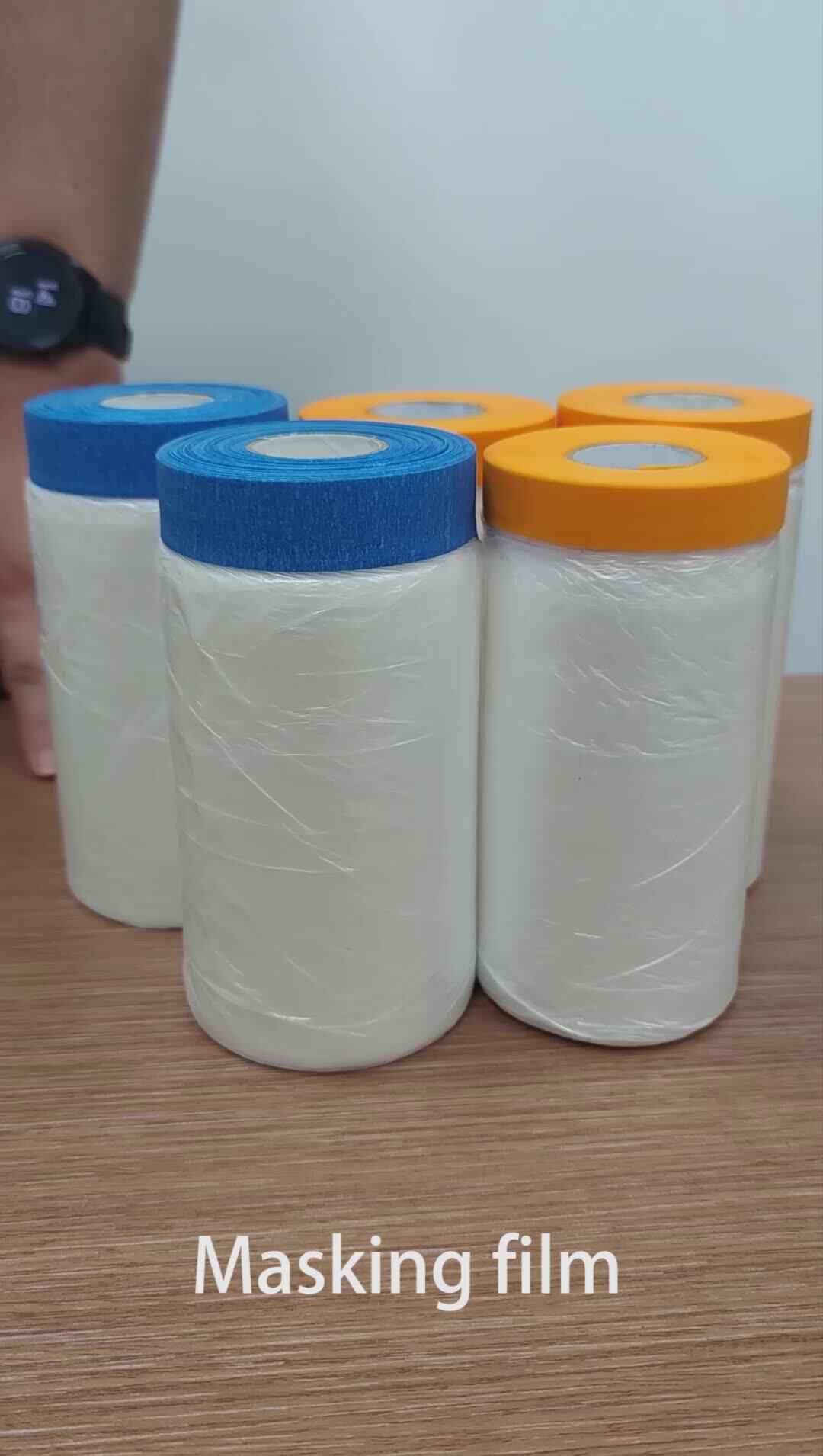 High Quality Painter Pre Taped Plastic Protection Painting Transparent ...