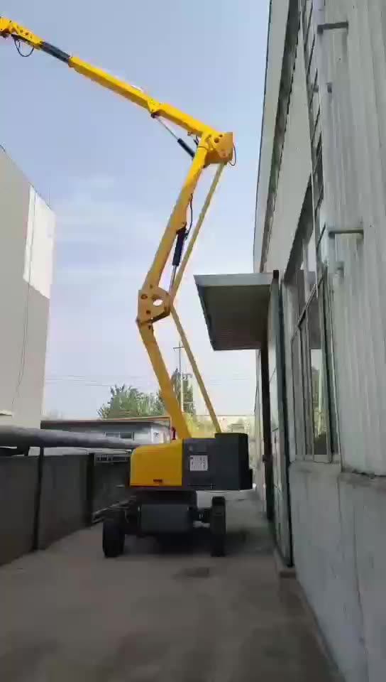 8m 55 Meter Articulated Boom Lift Boom Lift Articulated Truck Mounted ...
