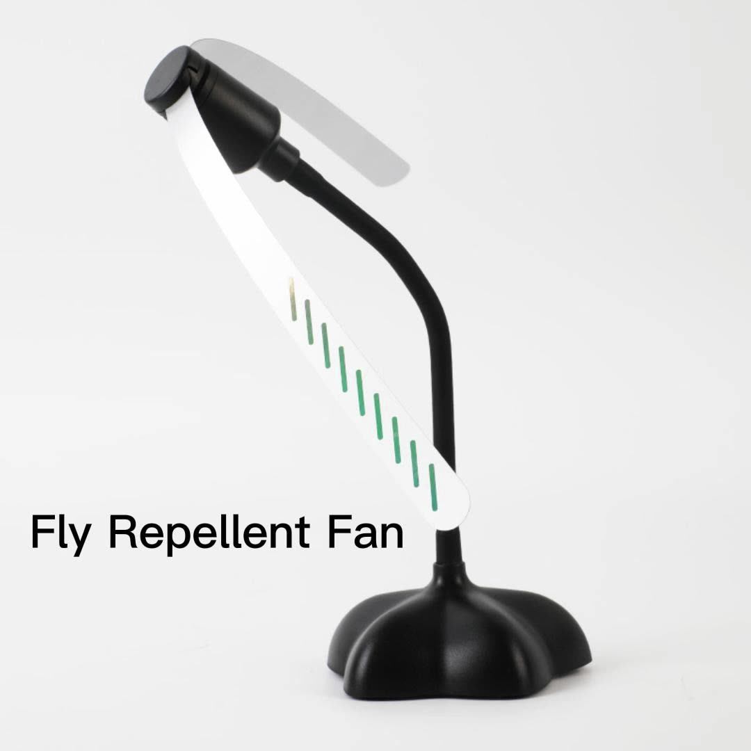 Custom Bendable Soft Blades Fly Repellent Fan For Tables Indoor Outdoor ...