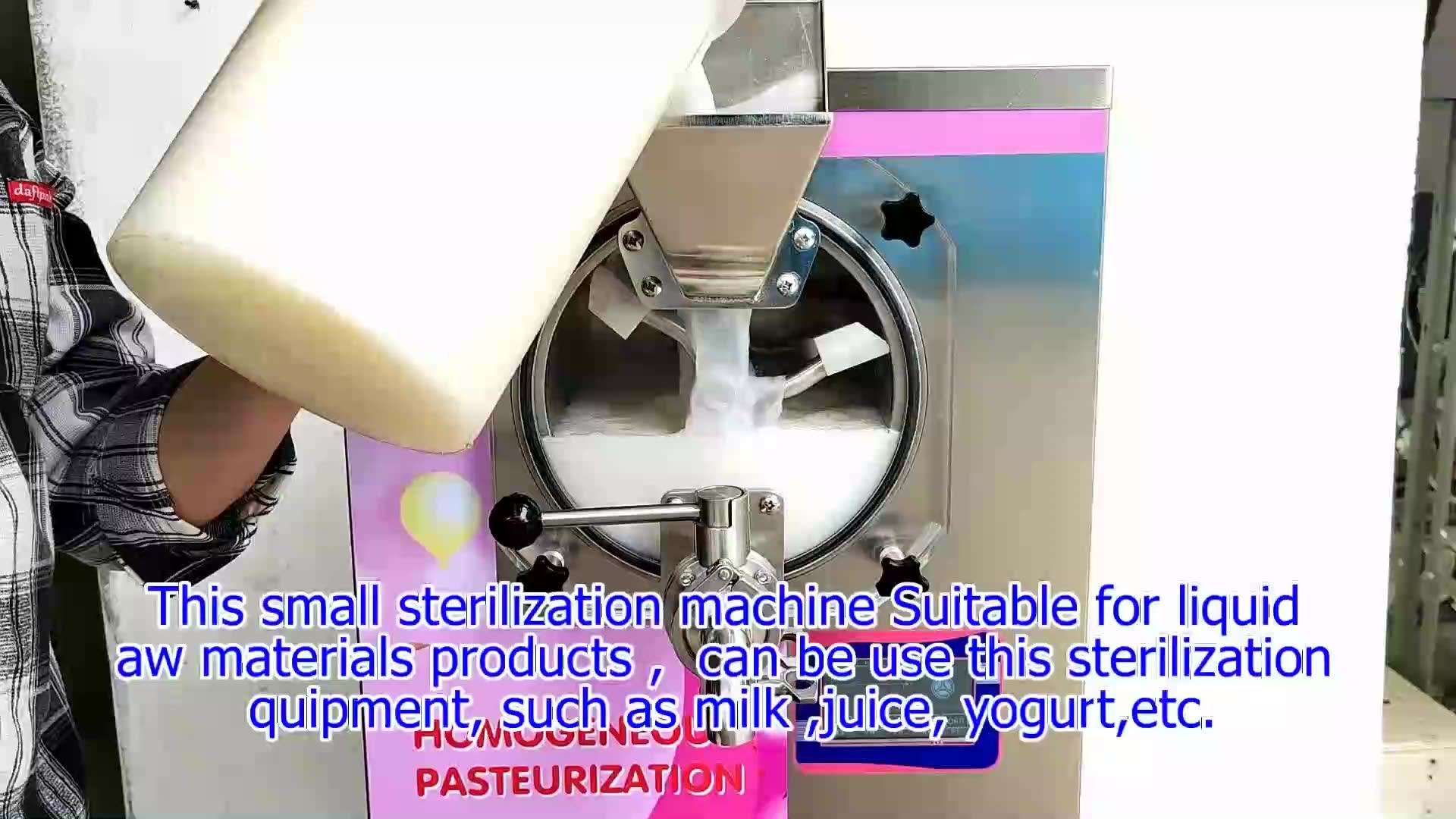 Milk Pasteurizer/high Pressure Pasteurization/ice Cream And Milk ...