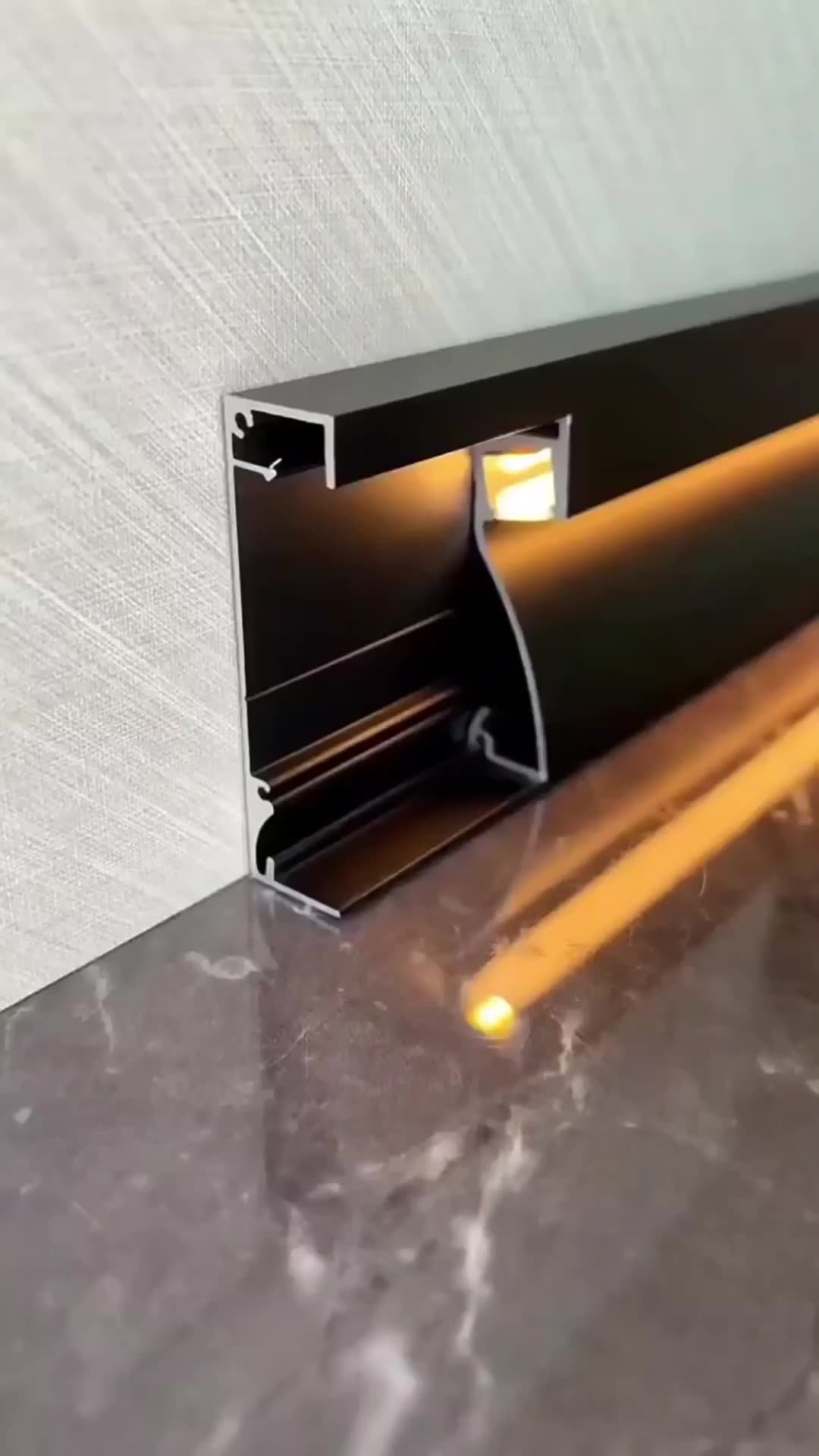 Hot Sale Led Aluminium Baseboard Skirting Profile Light Led Skirting ...