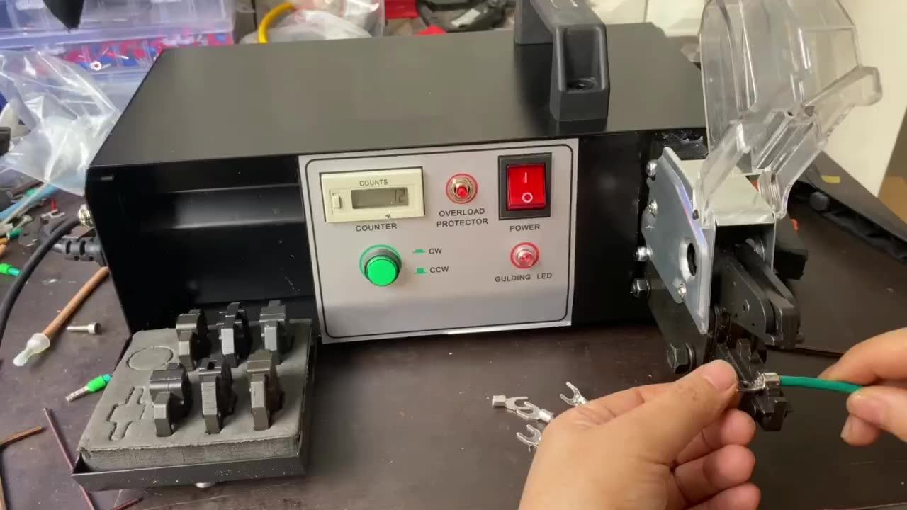 Em-6b1 Crimping Machine Electric Crimping Tool Insulated Bare Terminal ...